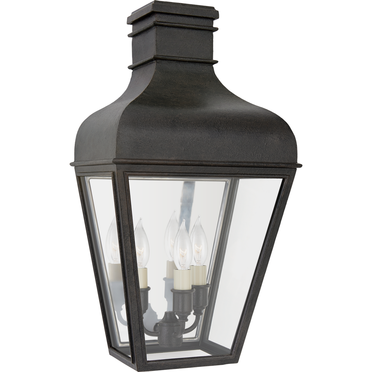 Visual Comfort Signature Collection Fremont Small 3/4 Wall Lantern