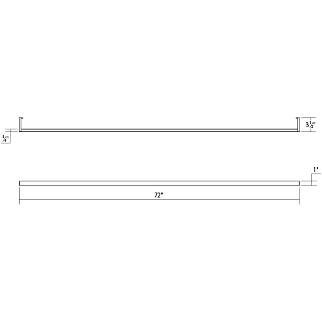 Thin-Line 6' Two-Sided LED Wall Bar