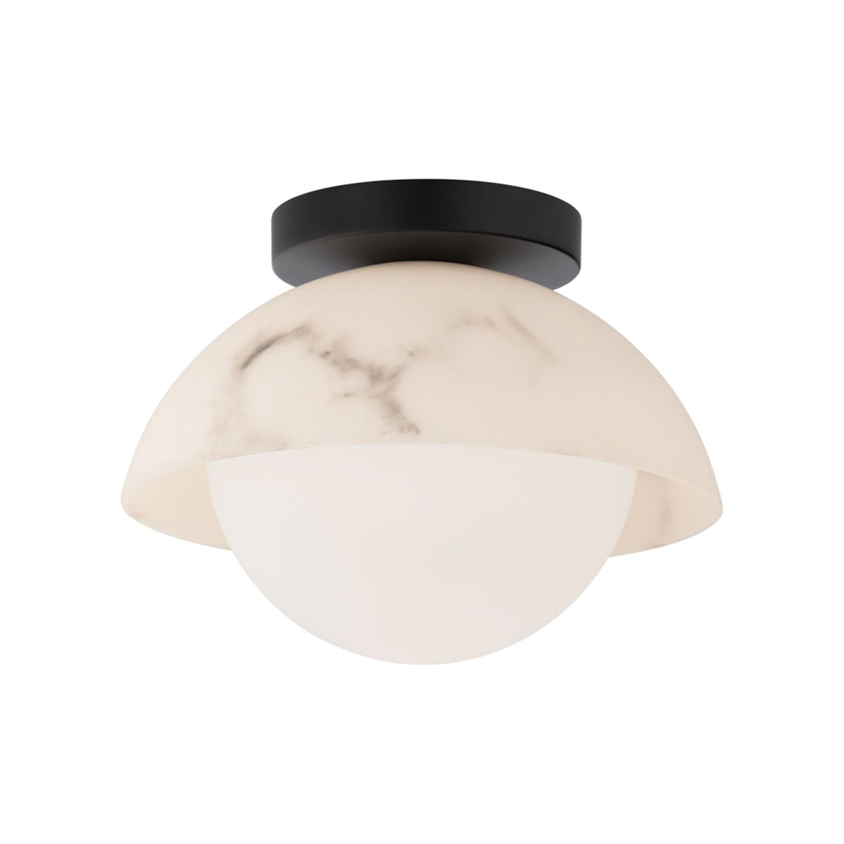 dweLED Moonstone 10" LED Semi Flush Mount | Carrington Lighting