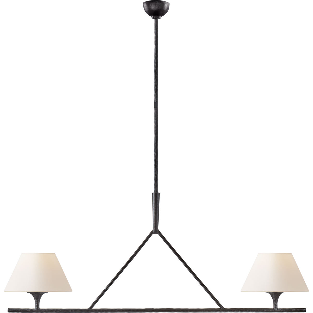 Visual Comfort Signature Collection Cesta Large Linear Chandelier