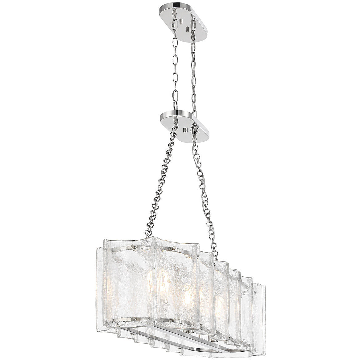 Savoy House Genry 3-Light Linear Chandelier | Carrington Lighting