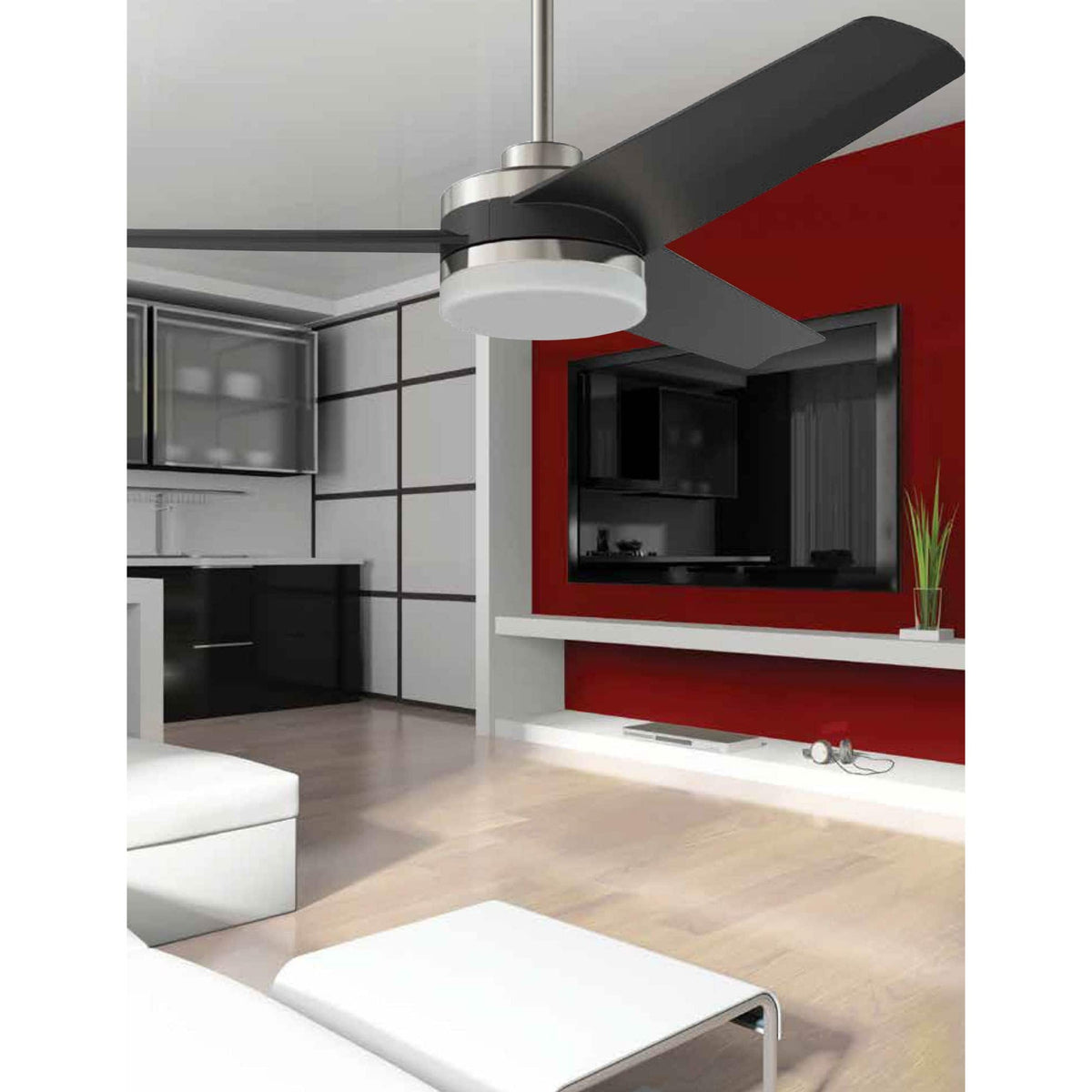 Kendal Lighting Sirocco Ceiling Fan | Carrington Lighting